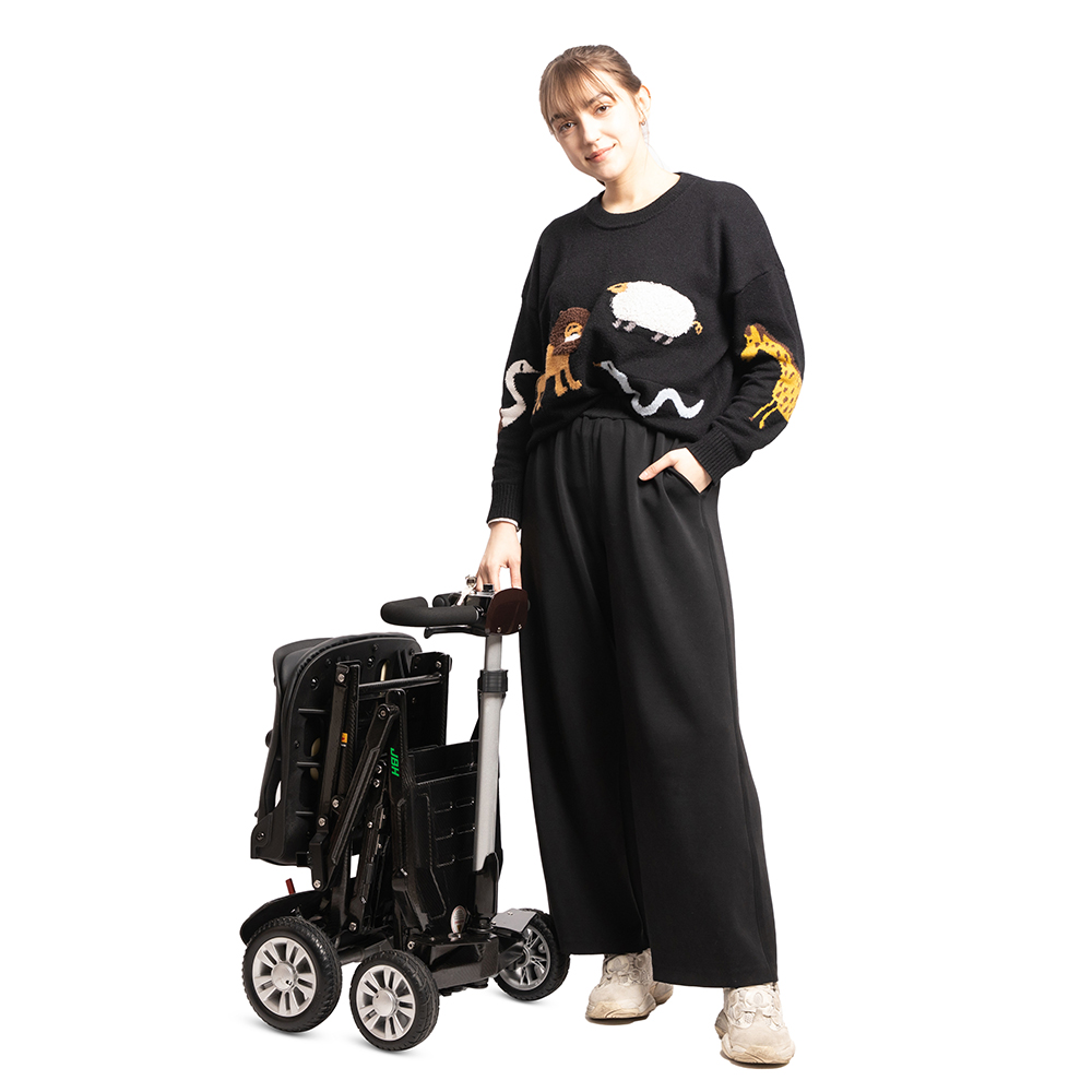 JBH Black Electric Carbon Fiber Mobility Scooter FBC01 - JBH