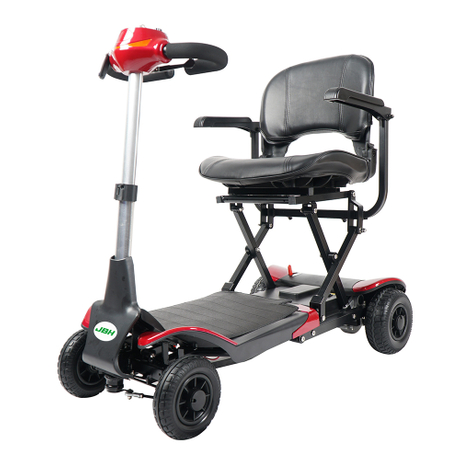 JBH Red Foldable Mobility Scooter FDB01 - JBH